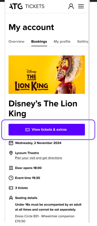 How do I access my Digital Tickets? – ATG Tickets - United Kingdom