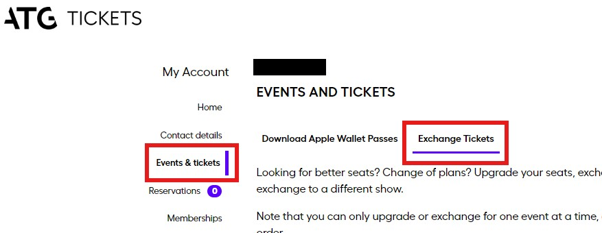 How do I exchange my tickets online? – ATG Tickets - United Kingdom